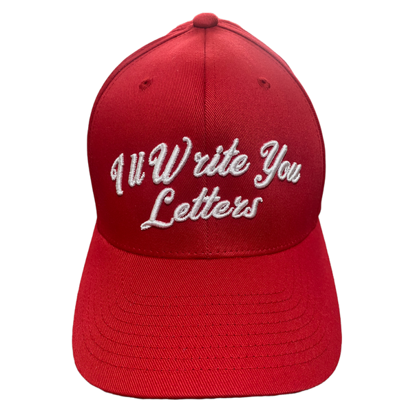 Logo Cap in Red – I'LL WRITE YOU LETTERS